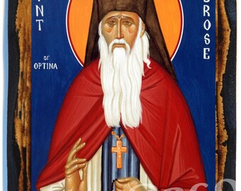 Saint. Ambrose Icon - Etsy
