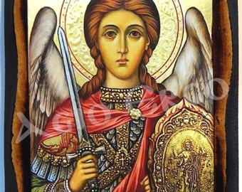 Saint Archangel Michael and Saint Kristos Samra Saving Souls | Etsy