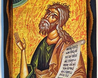 Holy Prophet Jeremiah, Byzantine Icon, Orthodox Icon, Handmade Icon - Etsy