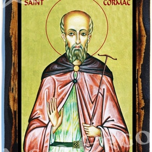 Saint Cormac Mac Cuilennáin Catholic Christian Icon on Wood - Etsy