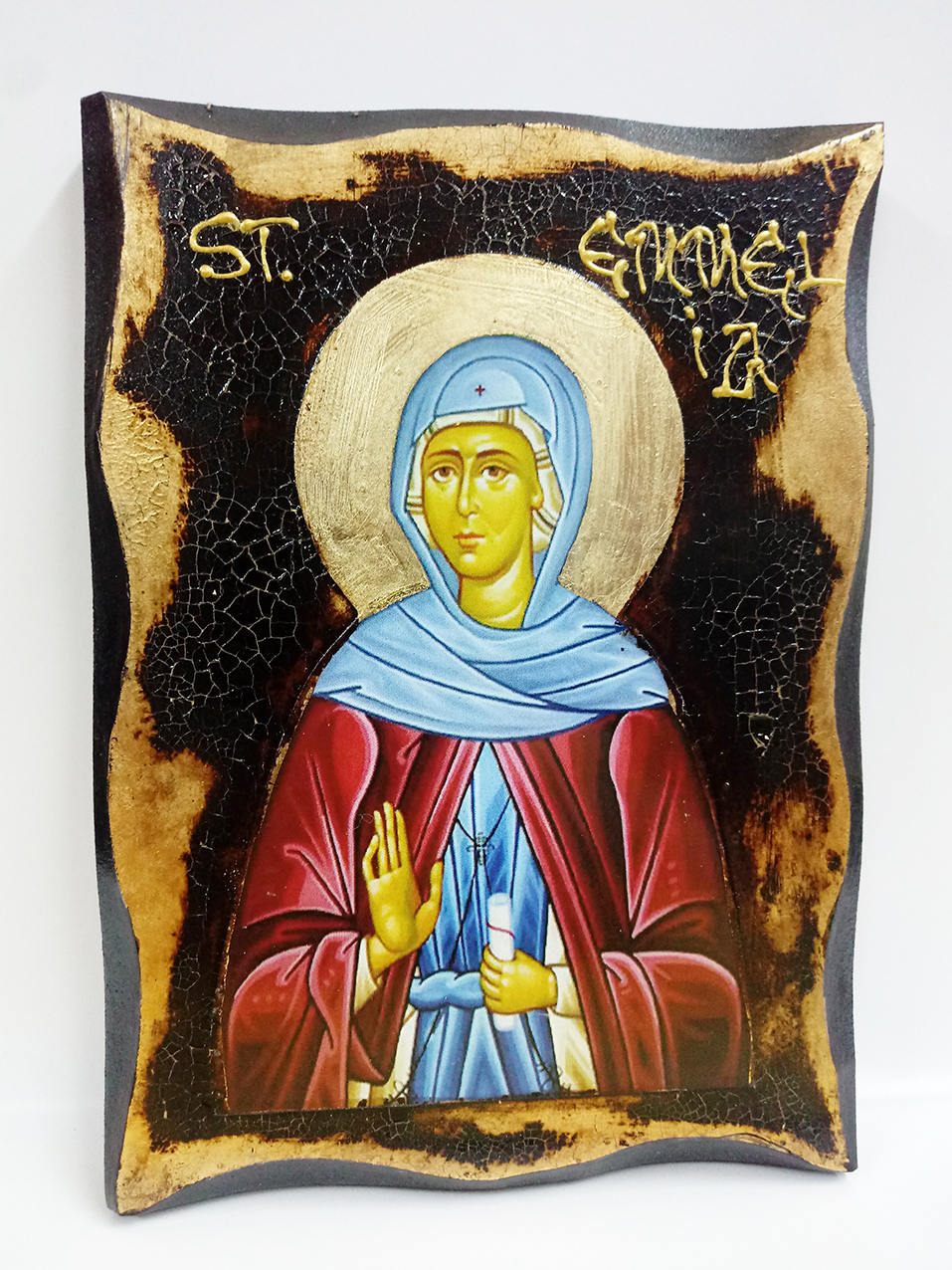 Saint Emilia Mother of Sts. Basil and Gregory Handmade Wood | Etsy