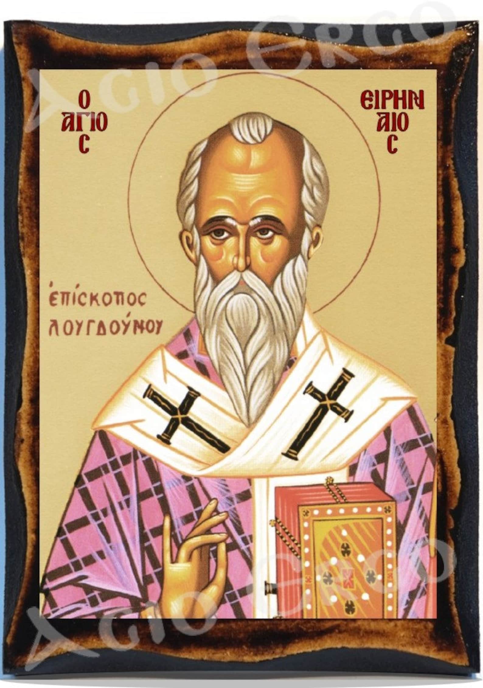 Saint Irenaeus Bishop of Lugdunum in Gaul Greek Orthodox - Etsy