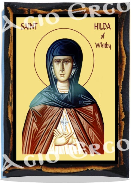 Saint Hilda of Whitby Hild of Whitby Roman Catholic - Etsy UK