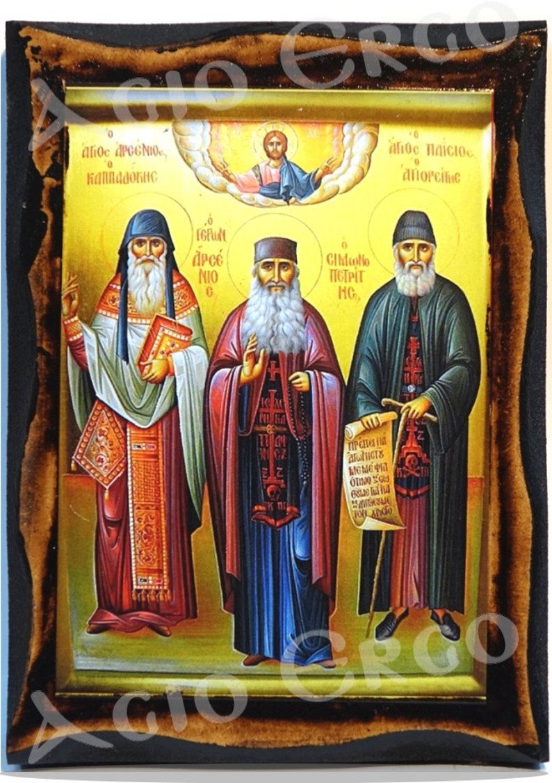 Saint Paisios & Saint Arsenios the Cappadocian and Elder - Etsy