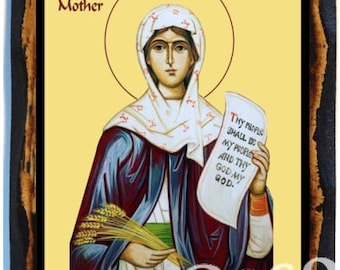 Saint Rosalia Virgin Christian Roman Catholic Icon on Wood | Etsy