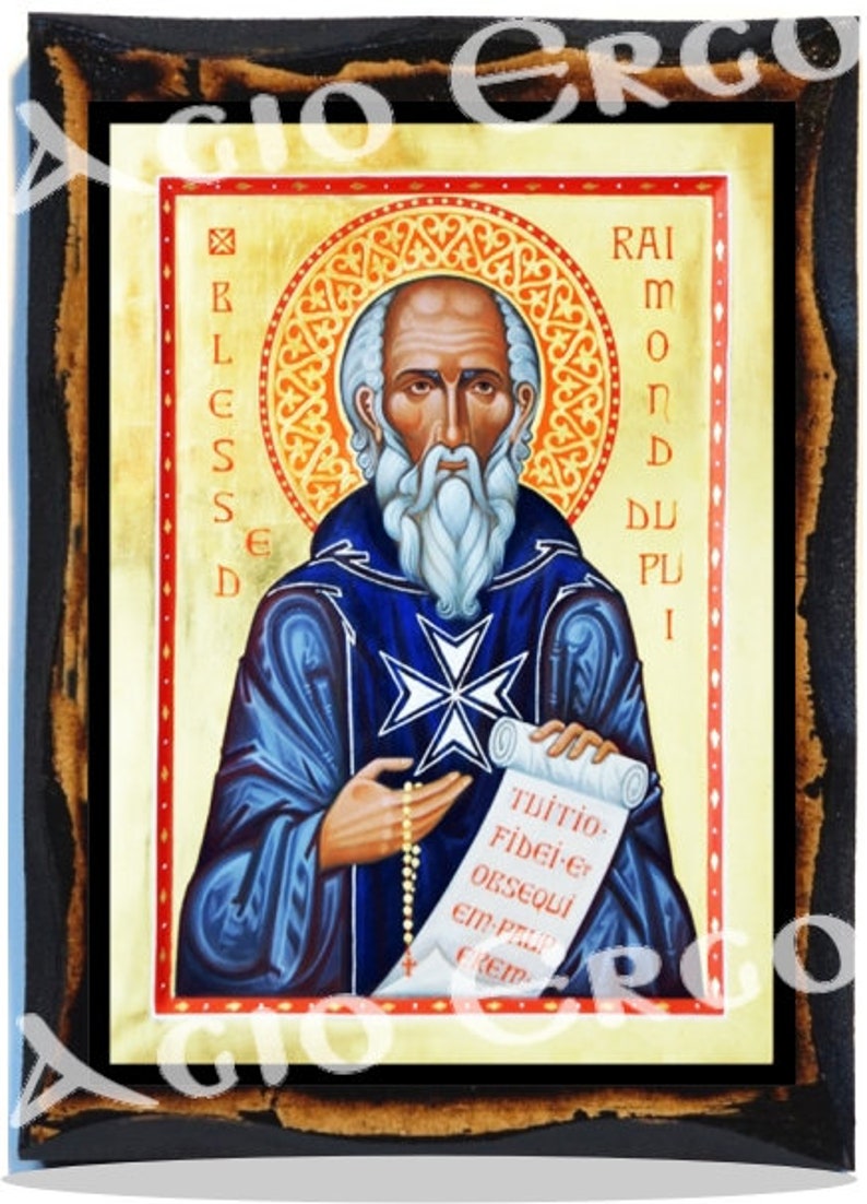 Saint Raymond Christian Roman Catholic Icon on Wood - Etsy