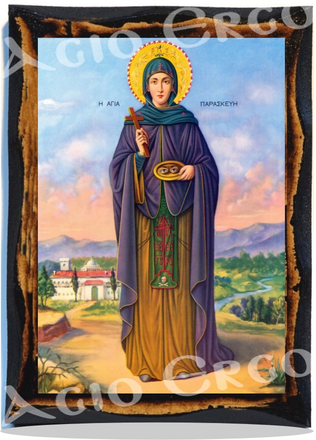 Saint Paraskevi of Rome Greek Orthodox Russian Mount Athos ...