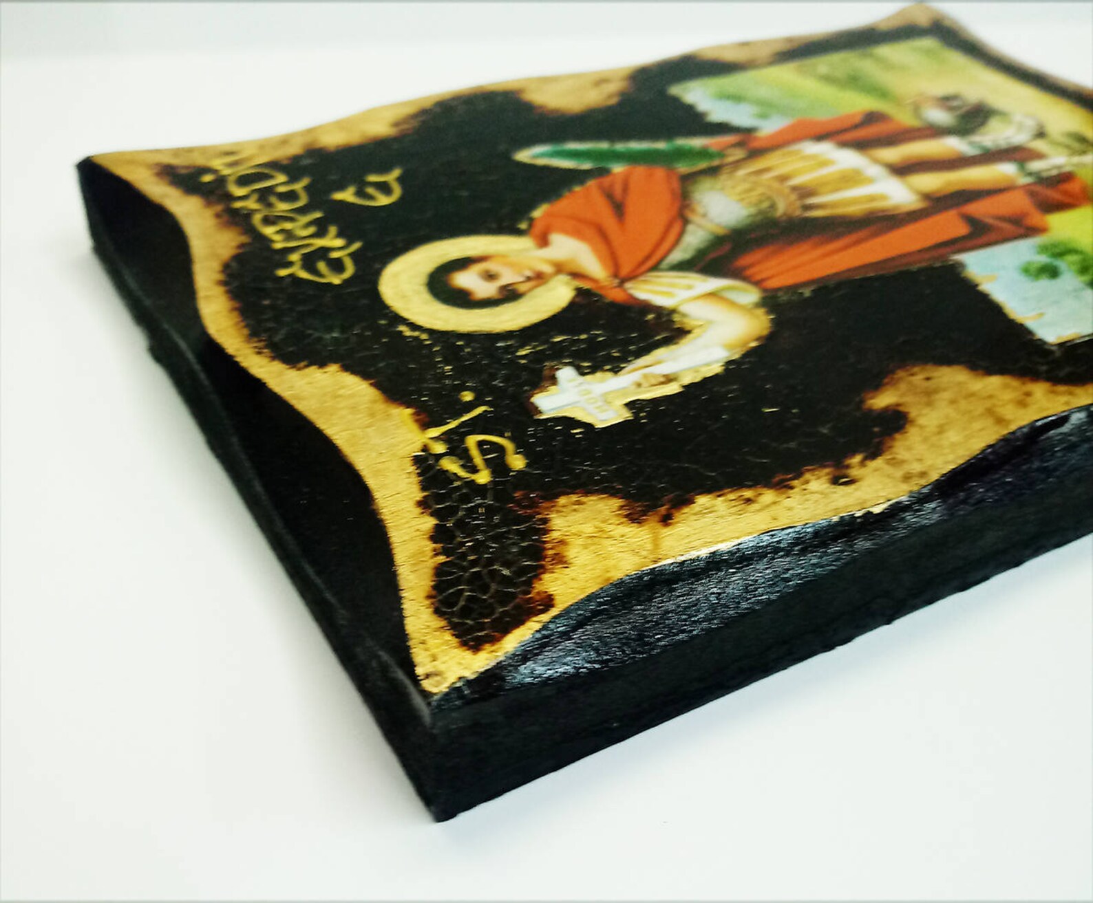 Saint Expedite Martyr Saint Expeditus Handmade Wood Icon on - Etsy