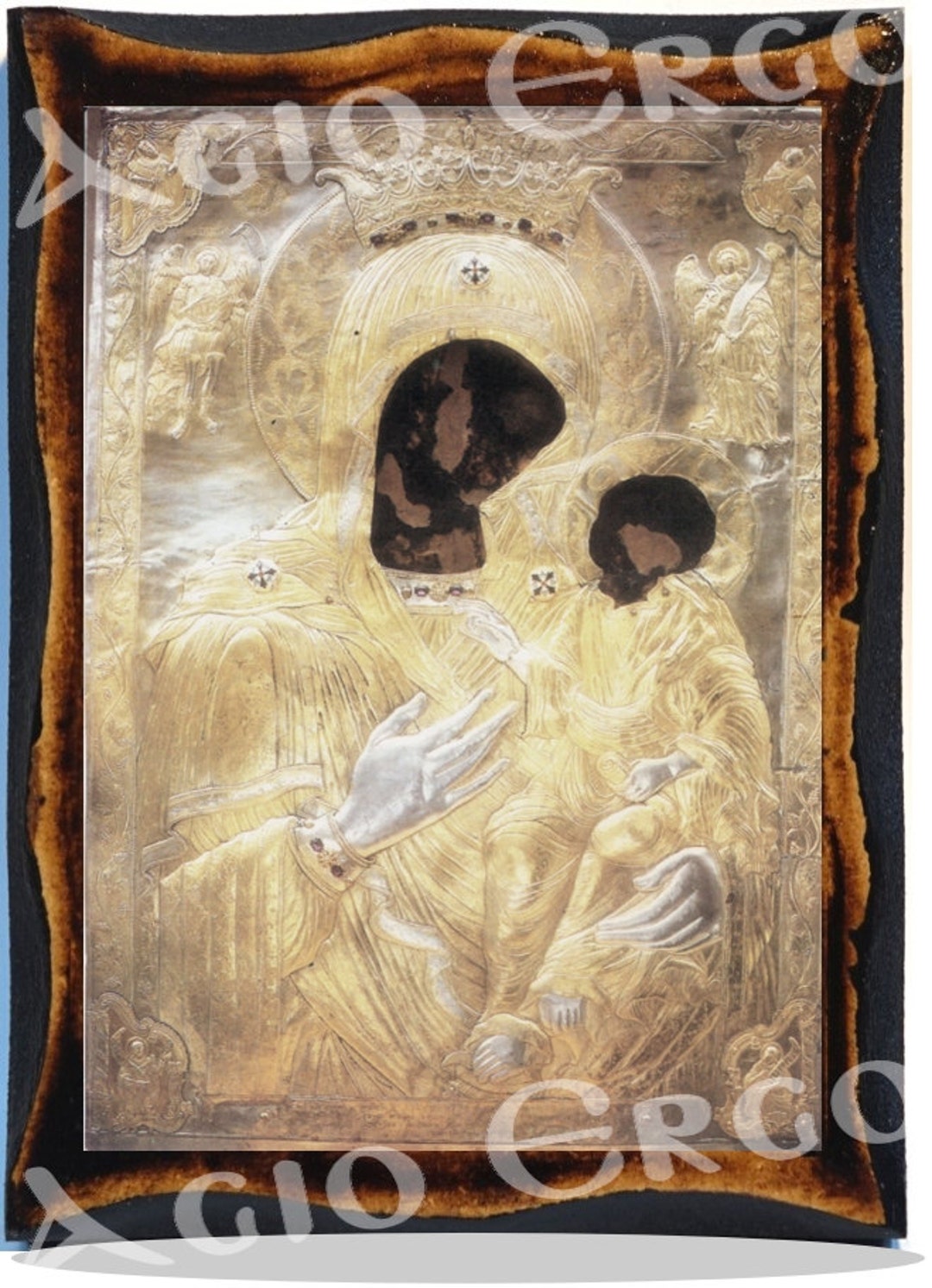 Virgin Mary KORONIS Greek Orthodox Russian Mount Athos - Etsy