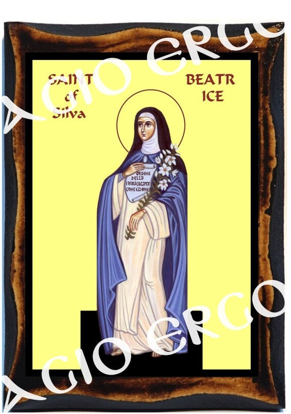 Saint Beatrice of Silva Nun Mystic and Foundress Roman - Etsy UK