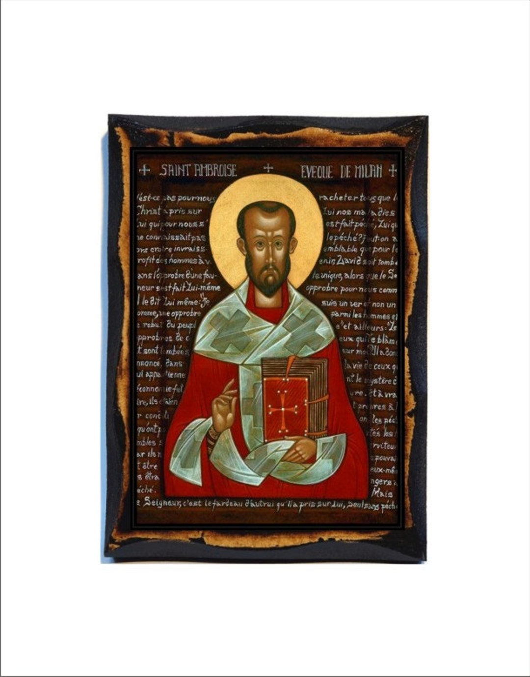 Saint Ambrose - Aurelius Ambrosius - Santo Ambrogio - Ambrosius Von ...
