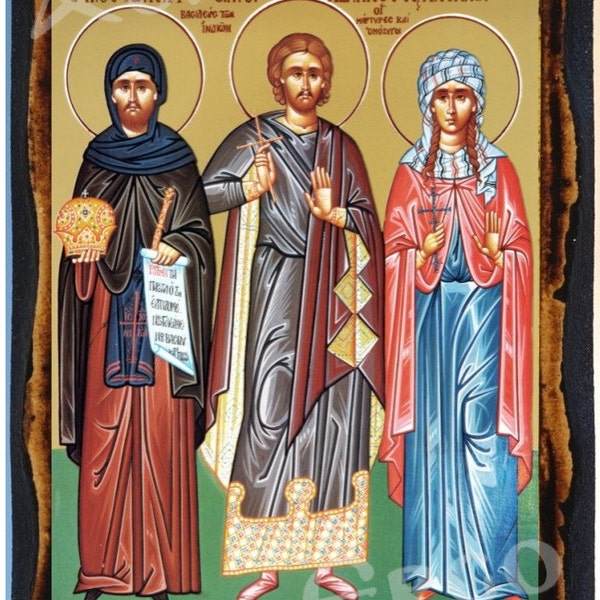 St Natalia and Adrian Icon - Etsy