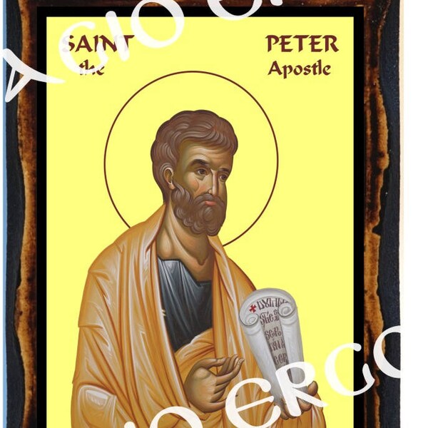 St. Peter Orthodox Icon - Etsy