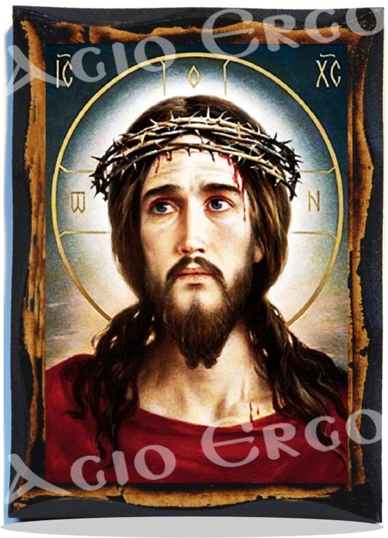 Jesus Christ Bridegroom Greek Orthodox Russian Mount Athos | Etsy