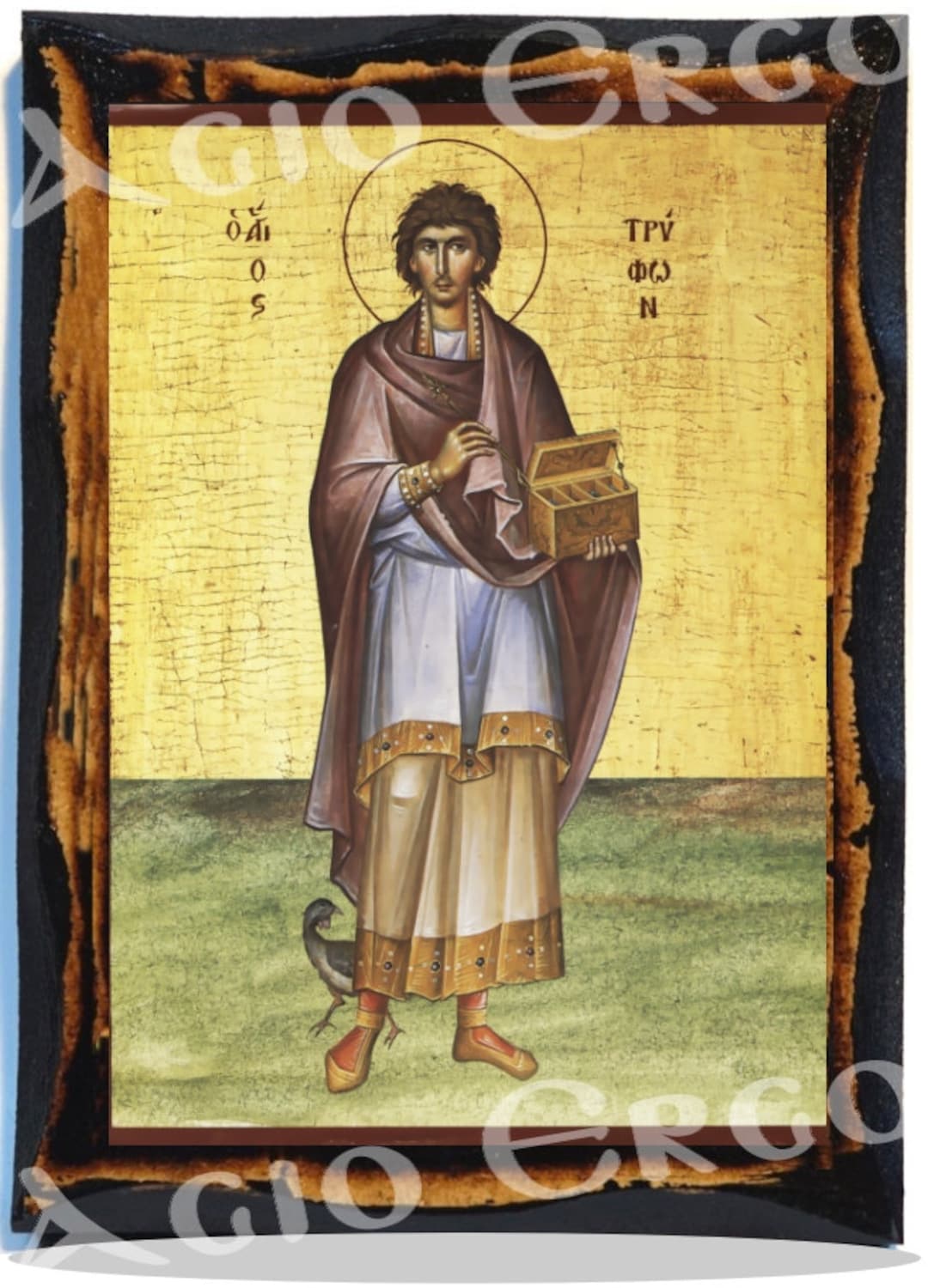 Saint Tryphon Respicius and Nympha Greek Orthodox Russian - Etsy