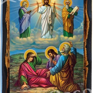 The Transfiguration of Jesus Greek Orthodox Russian Mount Athos ...
