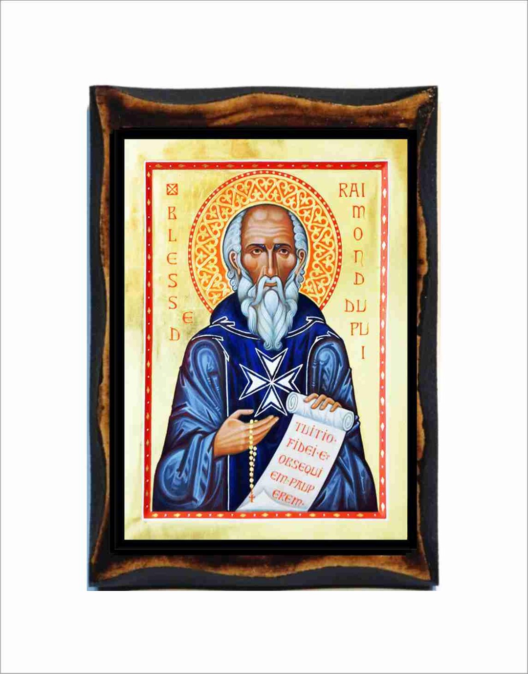 Saint Raymond Christian Roman Catholic Icon on Wood - Etsy