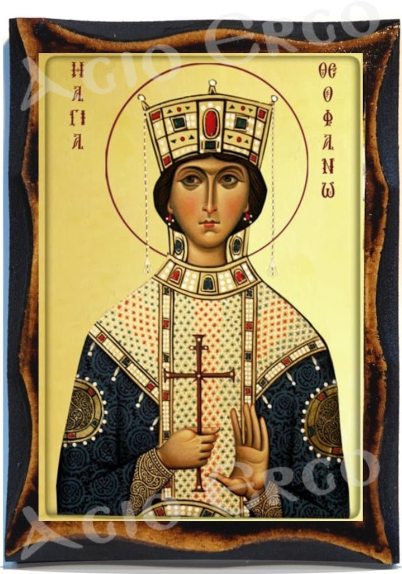 Heilige Theophano Kaiserin von Byzanz Griechisch-orthodoxe Russische ...
