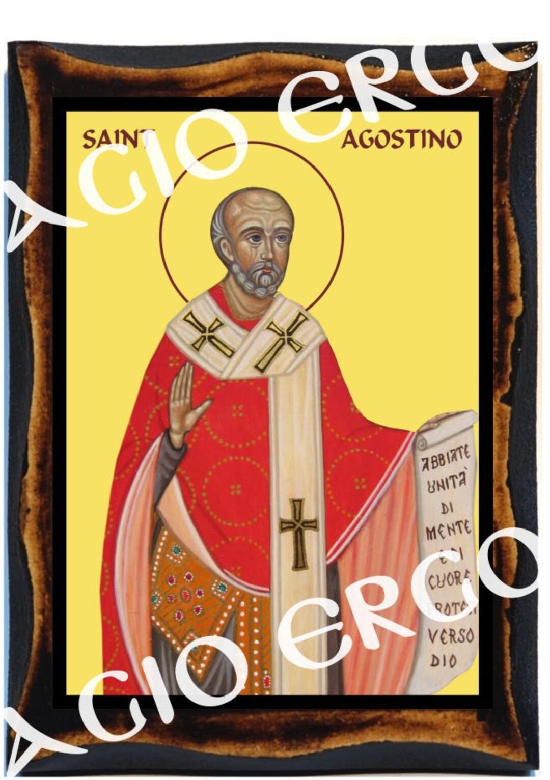 Saint Augustine of Hippo Bishop of Hippo Regius Roman Christian ...