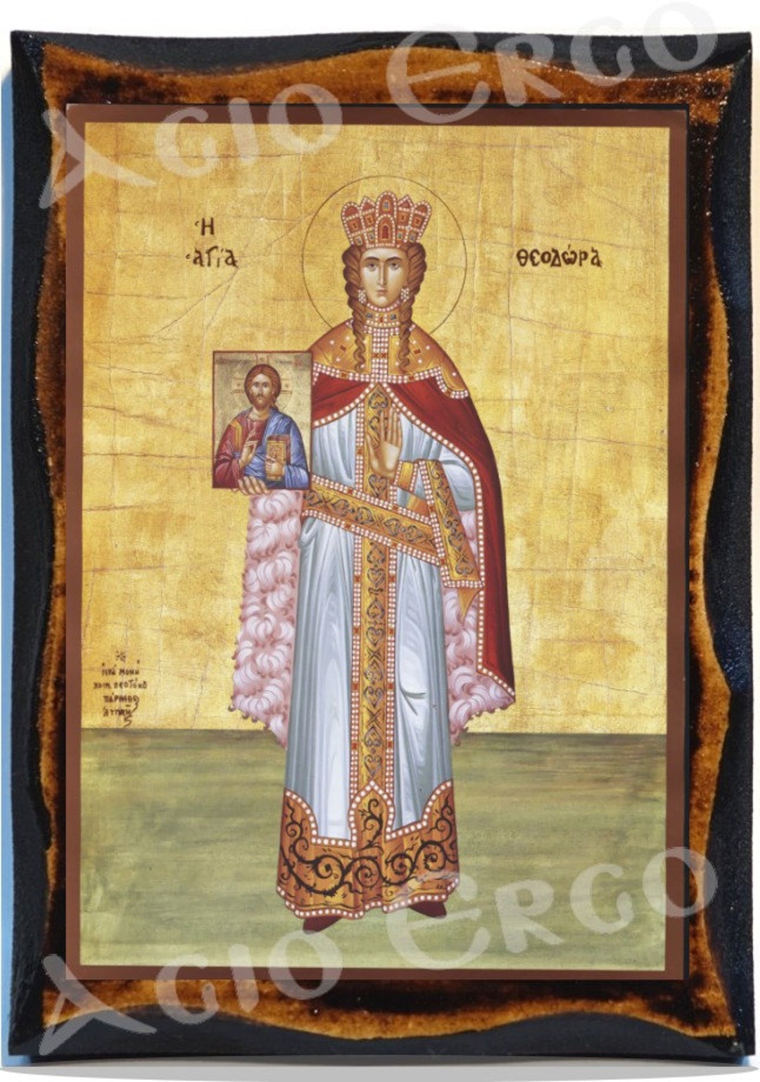 Saint Theodora Byzantine Empress Theodora wife of Justinian I Greek ...