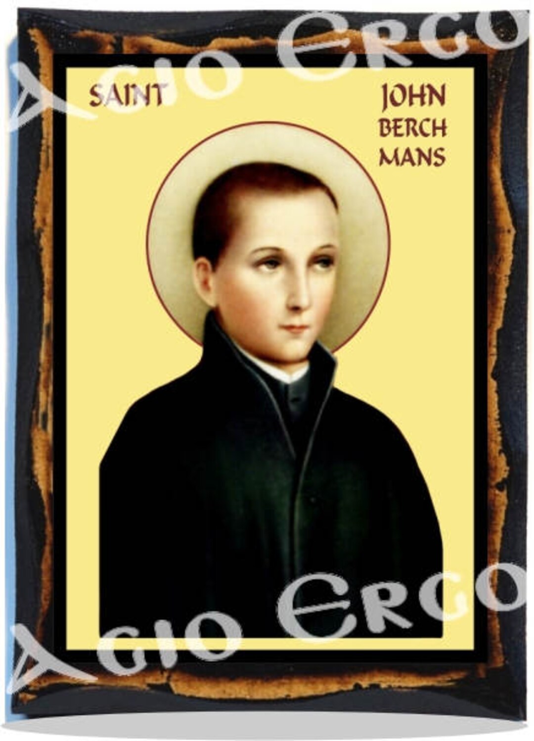 Saint John Berchmans Jesuit Scholastic Roman Christian Catholic Icon on ...