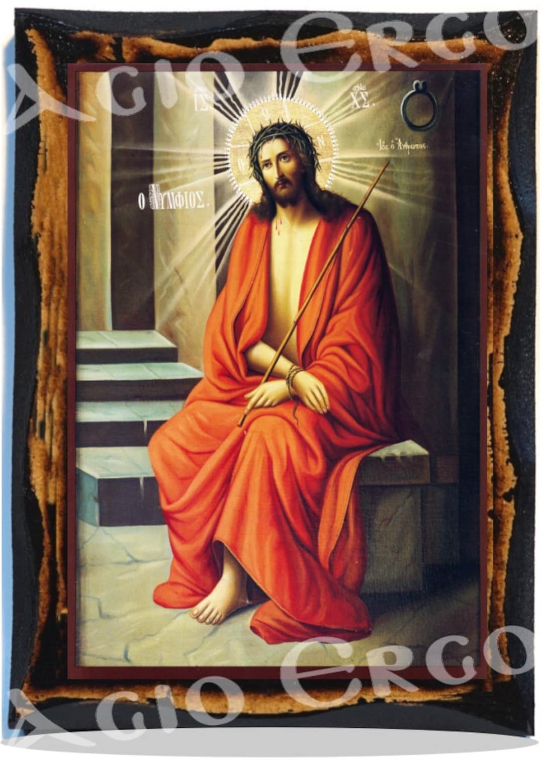 Jesus Christ Bridegroom Greek Orthodox Russian Mount Athos Byzantine ...