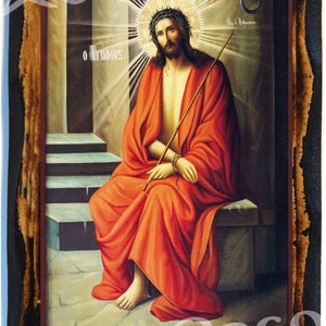 Jesus Christ Bridegroom Greek Orthodox Russian Mount Athos Byzantine ...