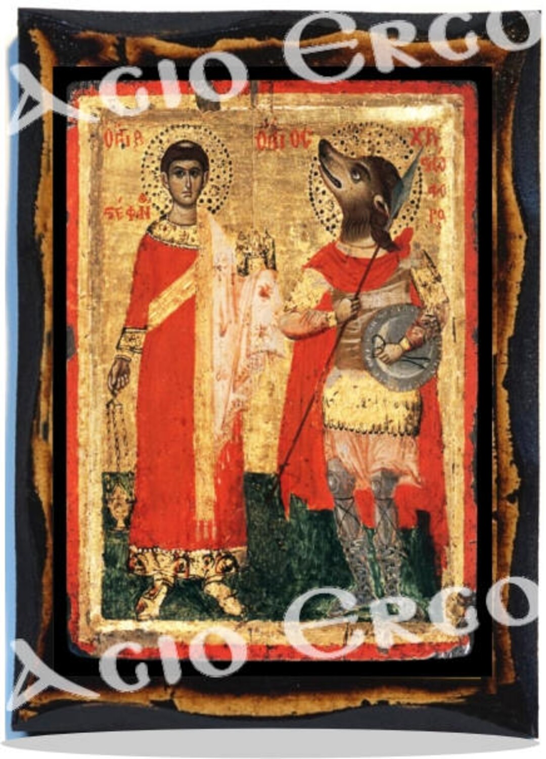 Saint Stephen and Saint Christopher the Dog-headed Orthodox - Etsy