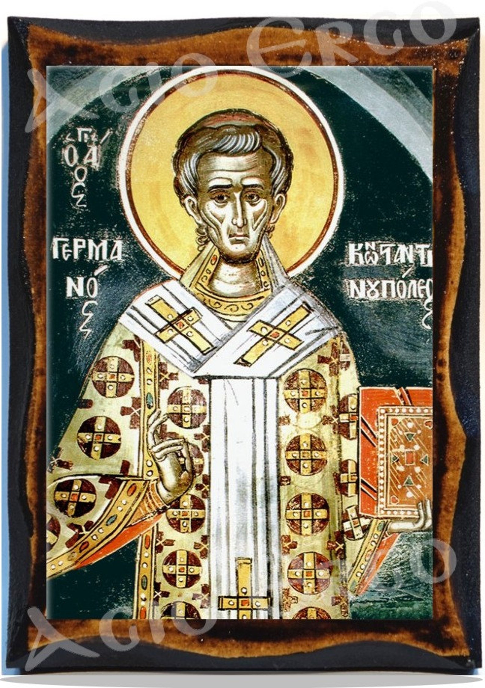 The Saint Germanus I of Constantinople Greek Orthodox - Etsy UK