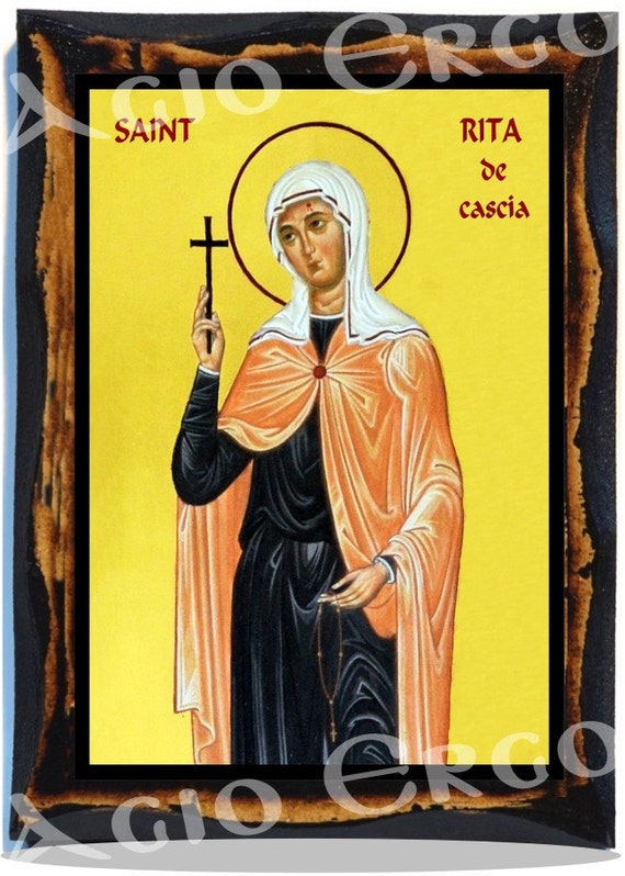 Saint Rita of Cascia Mother Widow Stigmatist Consecrated - Etsy