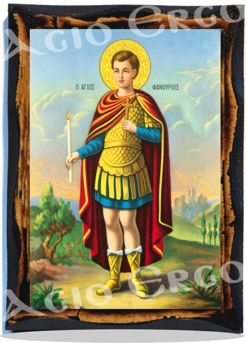 Saint Fanourios the Martyr and Miracle Worker Saint Phanourios - Etsy