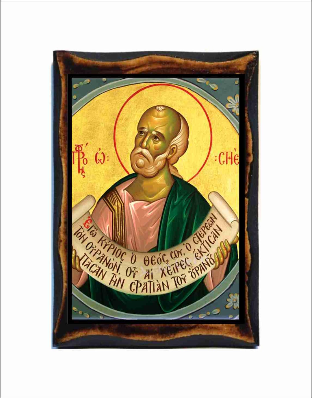 Prophet Hosea Byzantine Icon - Byzantine Art - Orthodox Catholic Holy ...