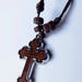 Wooden Neck Cross With Leather Chain-with Holy Anointing Oil Mens ...
