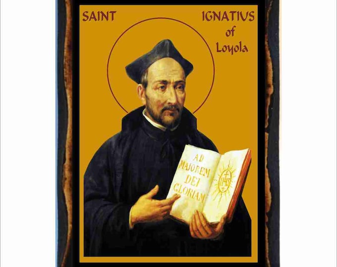 St IGNATIUS of LOYOLA - Catholic Saint Art Print - Digital Download ...