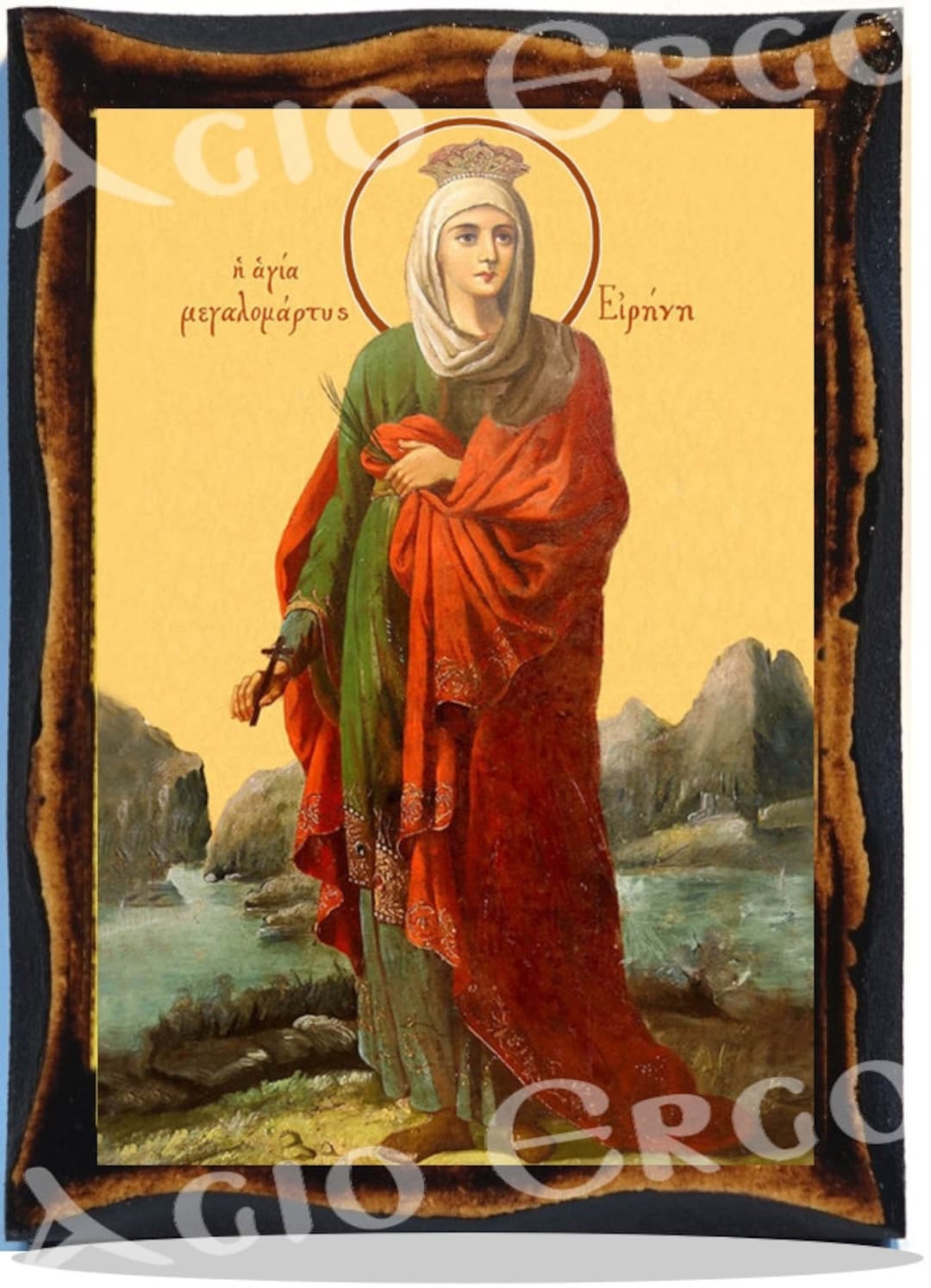 Saint Irene Greatmartyr of Thessalonica holy Monastery Krousonas in ...