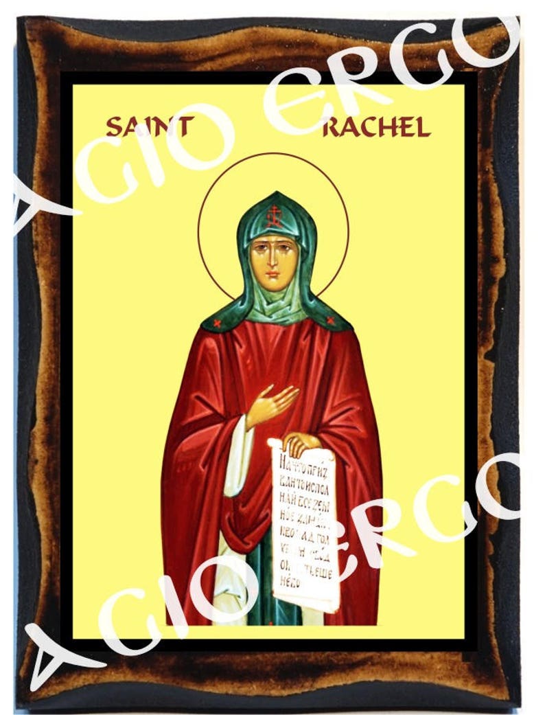 Saint Rachel Greek Orthodox Russian Mount Athos Byzantine Christian ...