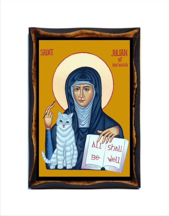 Saint Julian of Norwich Anchoress Mystic Roman Catholic - Etsy