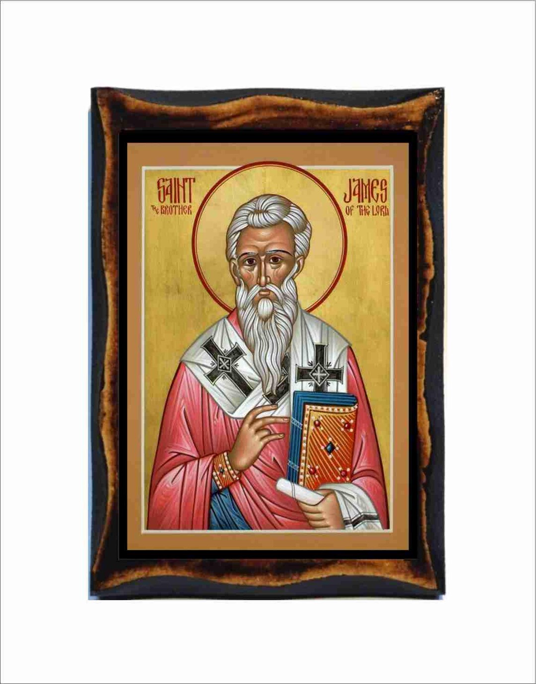 Saint James Brother of Jesus Icon - Byzantine Art - Etsy