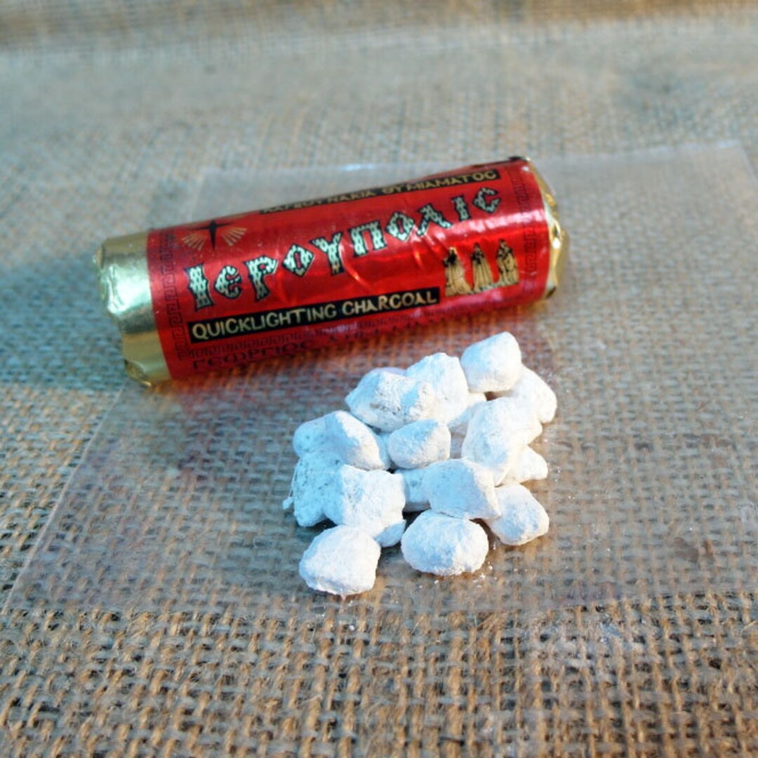 Mount Athos Incense Resin With Charcoal - Orthodox Byzantine Church - Etsy