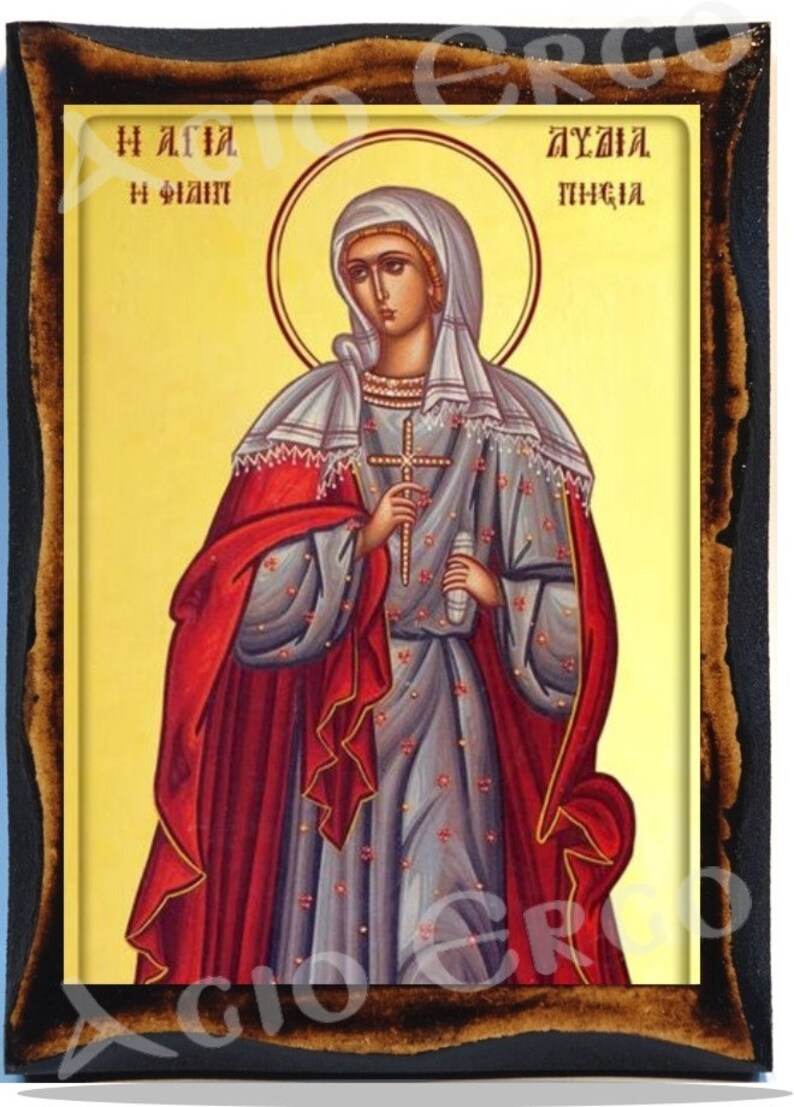 Saint Lydia of Thyatira Greek Orthodox Russian Mount Athos - Etsy