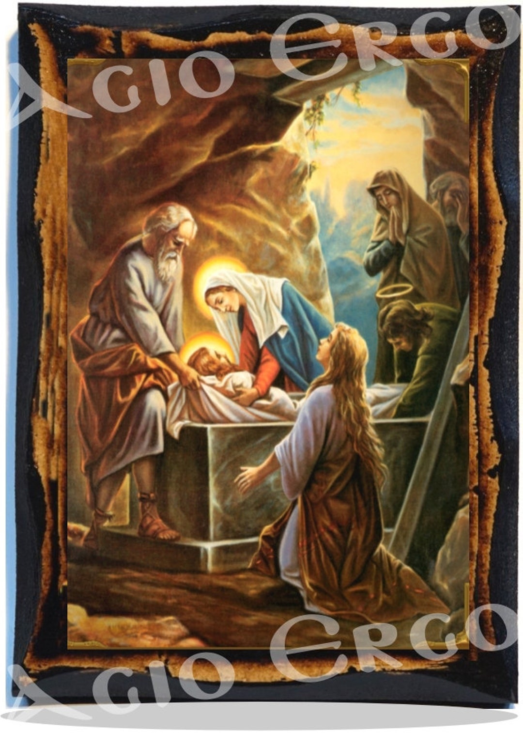 Epitaphios liturgical Greek Orthodox Russian Mount Athos Byzantine ...