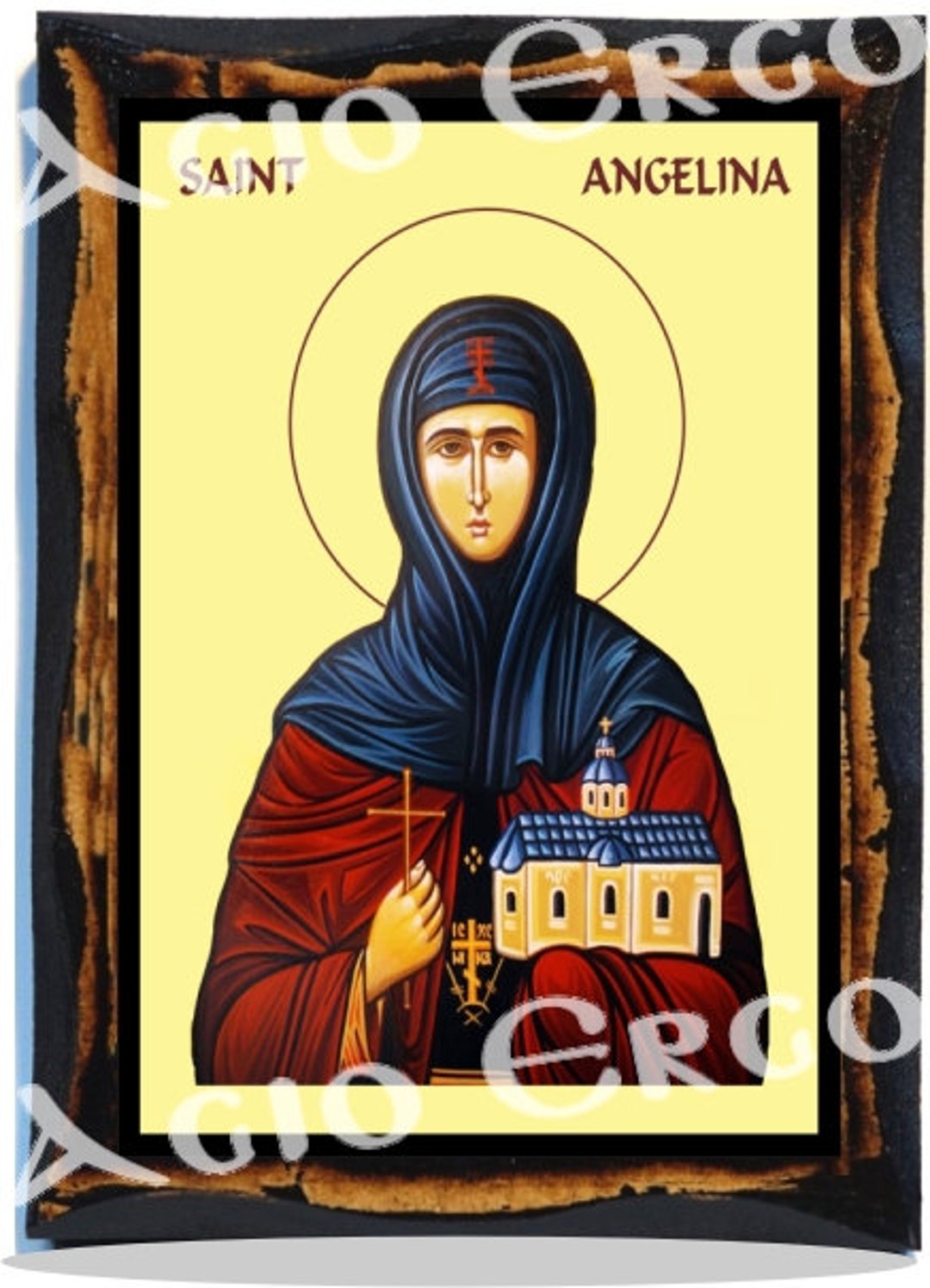 Saint Angelina of Serbia Greek Orthodox Russian Mount Athos Byzantine ...
