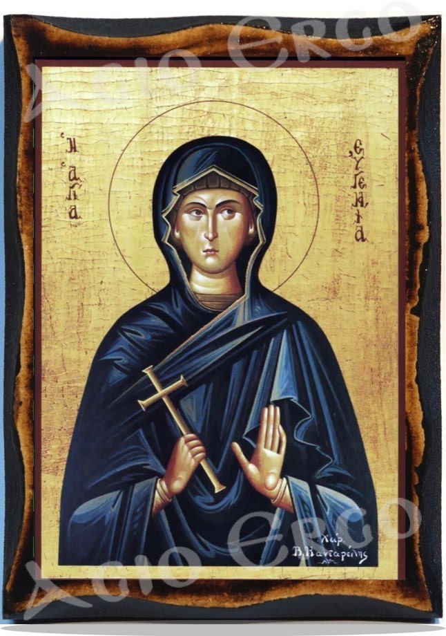 Saint Eugenia of Rome Greek Orthodox Russian Mount Athos | Etsy