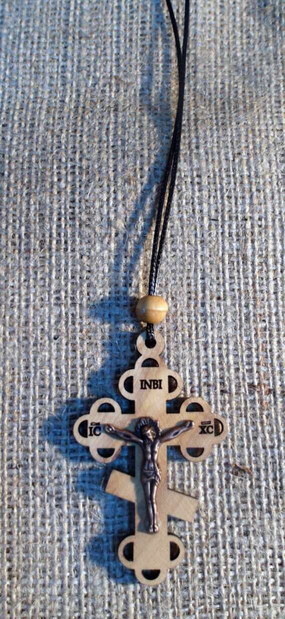 Car Mirror Cross Christian Cross Crucifix Olive Wood Cross | Etsy