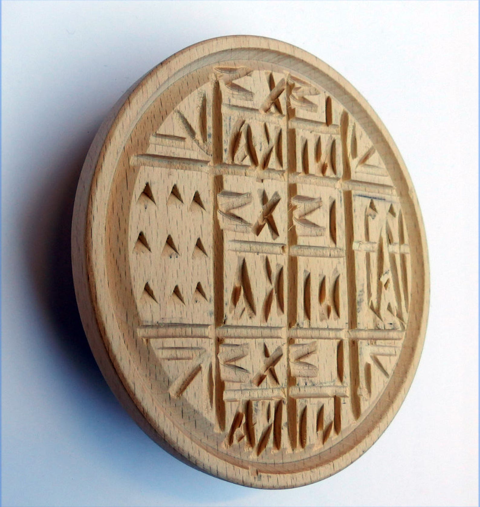 Holy bread Seal 14cm linden tree wood Prosphora Holy | Etsy