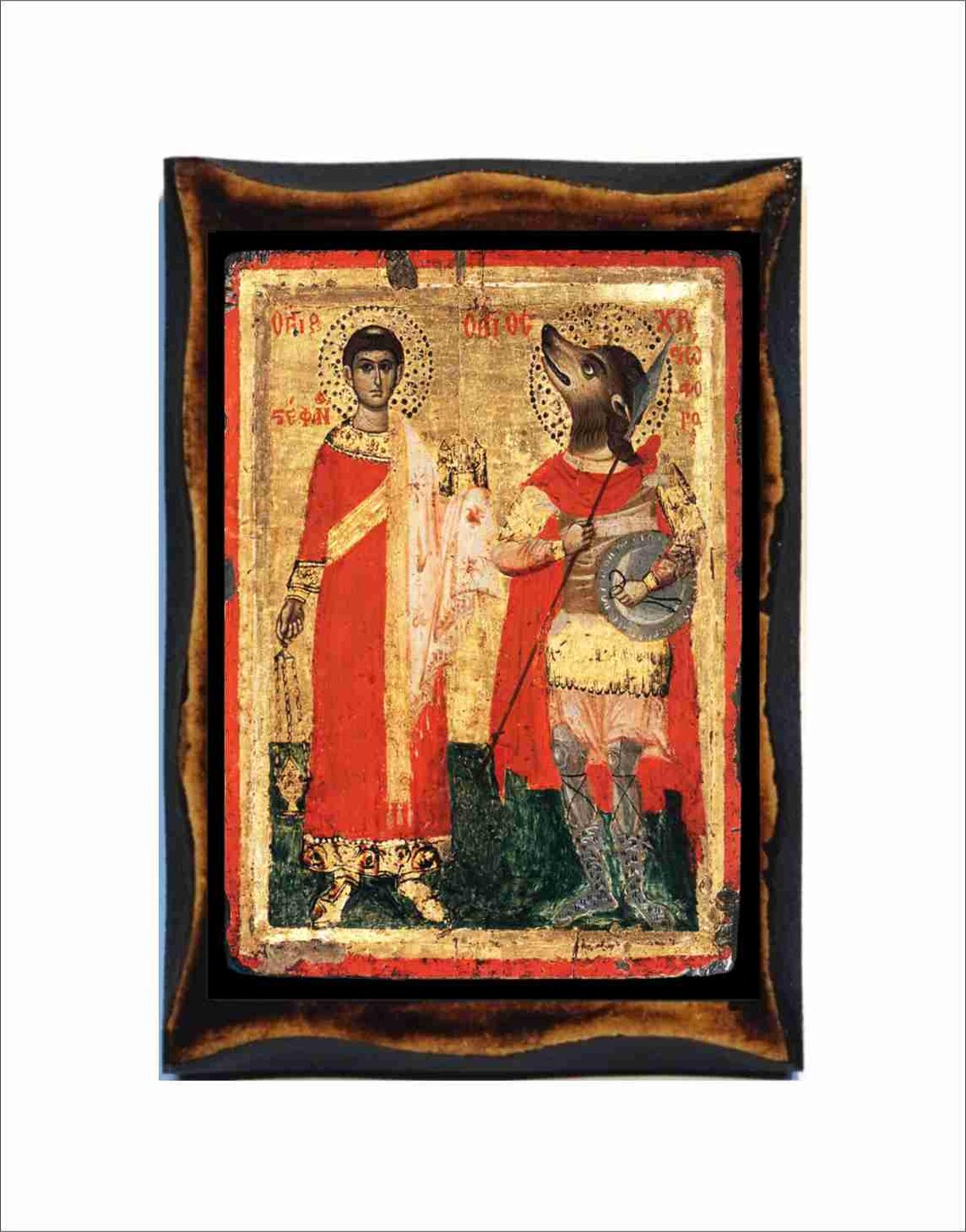 Saint Stephen and Saint Christopher the Dog-headed Orthodox Russian ...