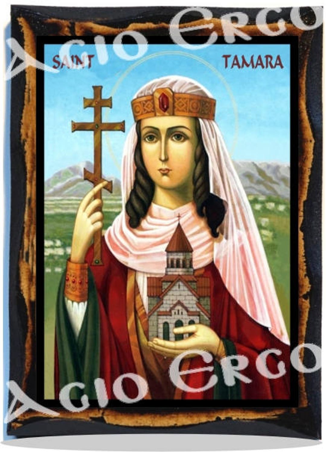 Saint Tamara Queen of Georgia Orthodox Russian Christian - Etsy
