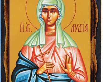 Saint Lydia Icon - Etsy