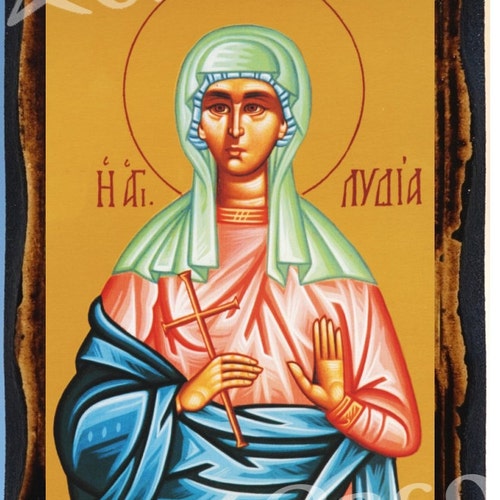 Saint Lydia of Thyatira Greek Orthodox Russian Mount Athos - Etsy