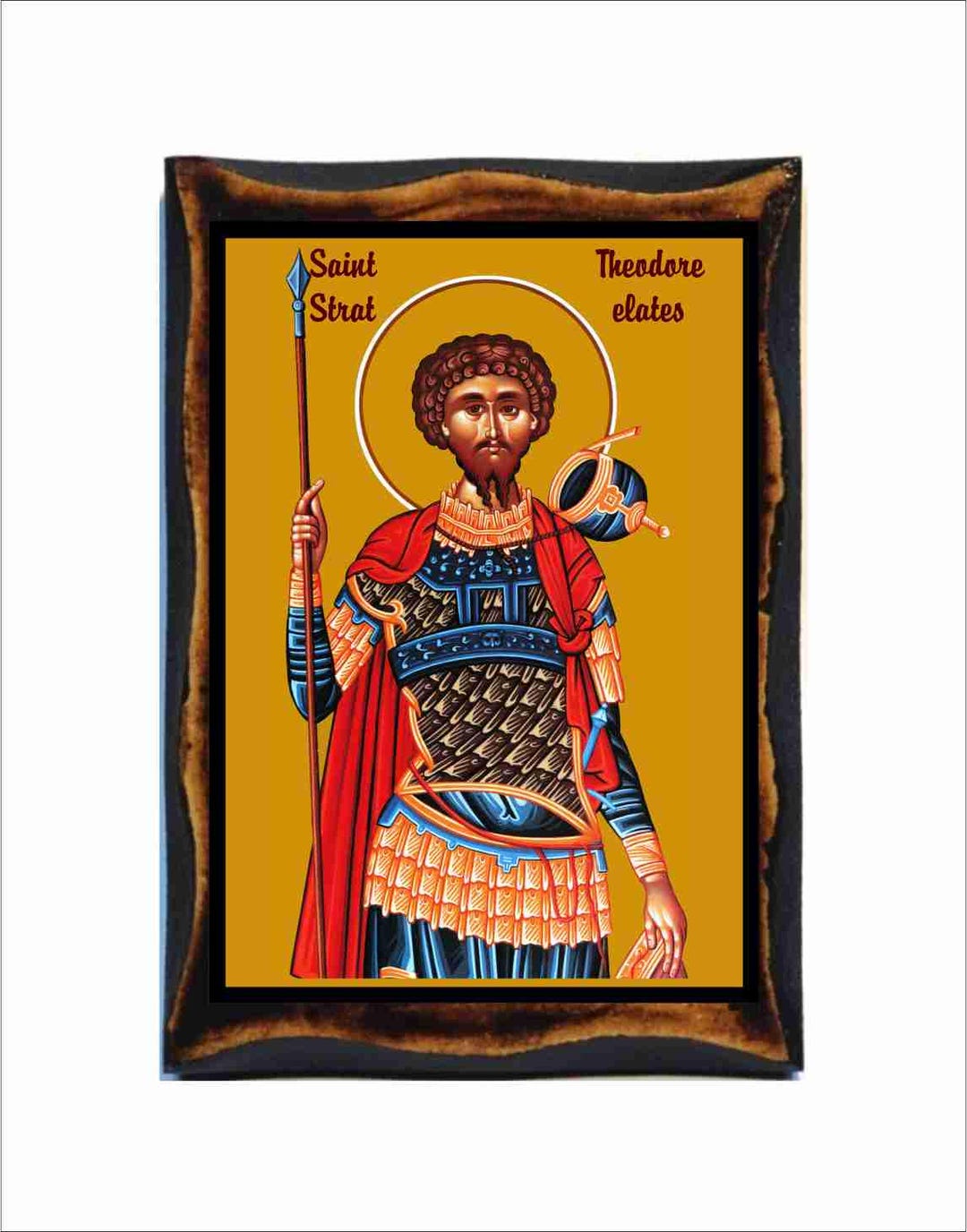 Saint Theodore Stratelates - Byzantine Art - Orthodox Catholic Holy ...